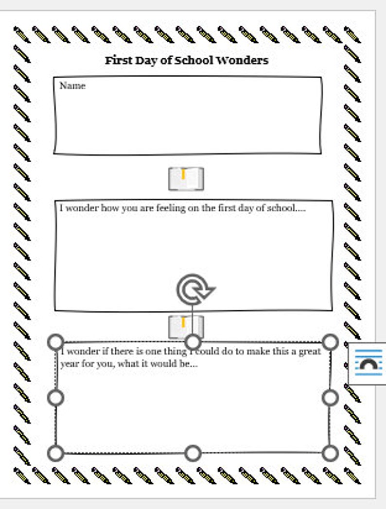 First Day of School Writing Activity for Lower Grades - Etsy