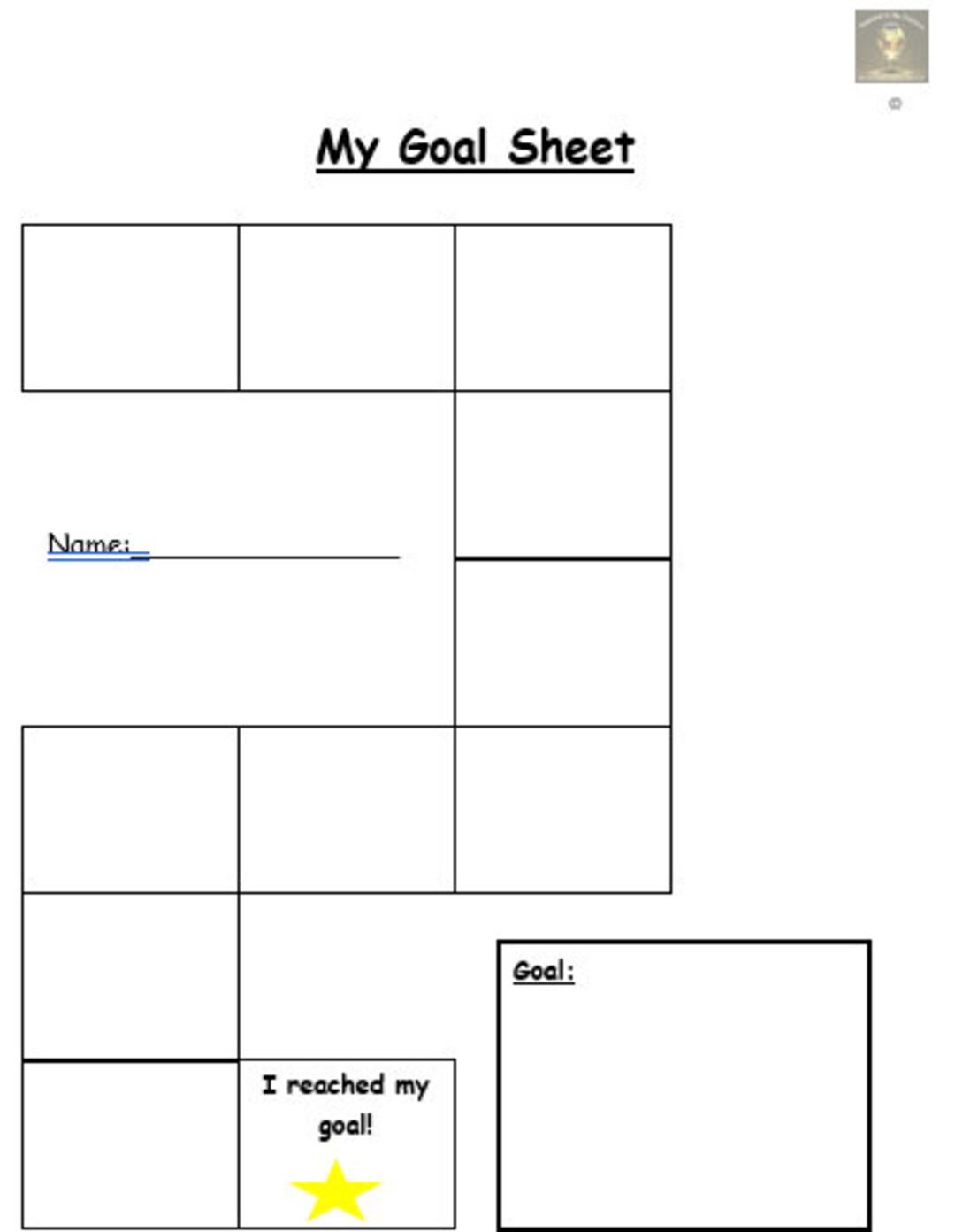 Individual Goal Sheet - Etsy