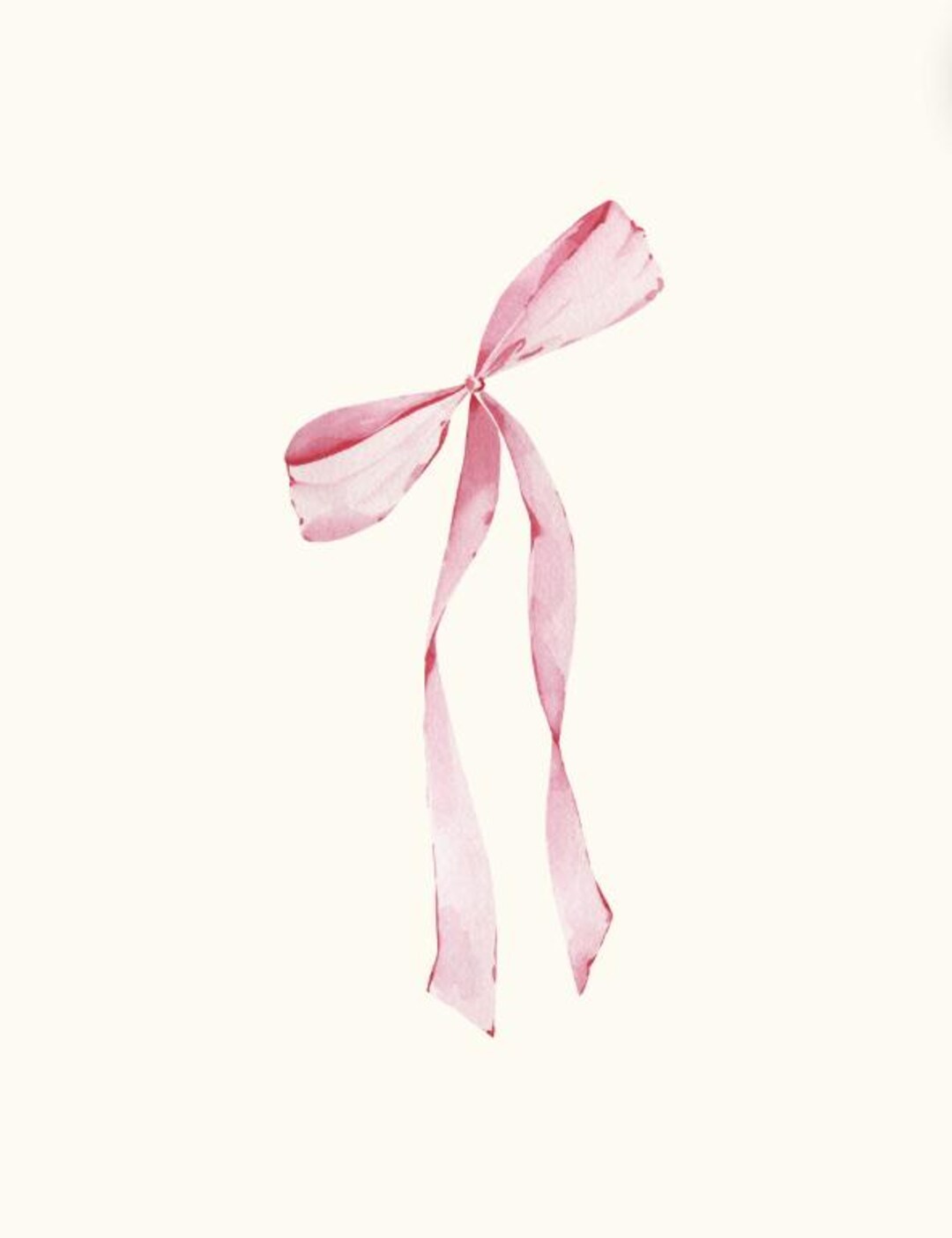 Pink Bow Wall Poster - Etsy