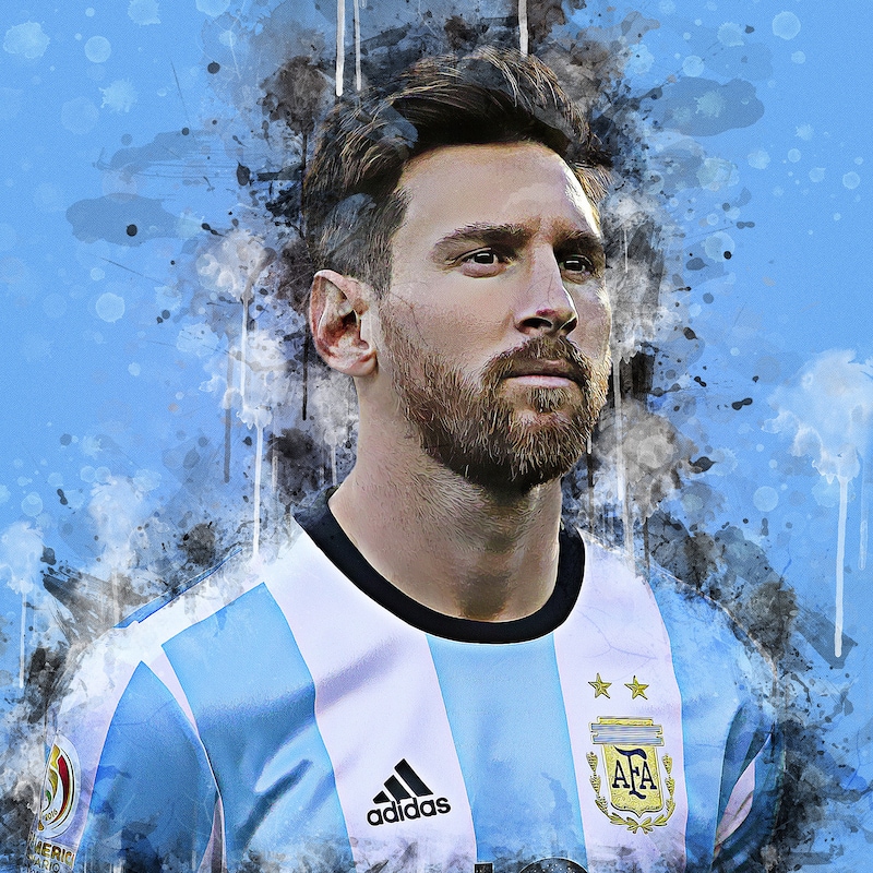 Messi Flag - Etsy