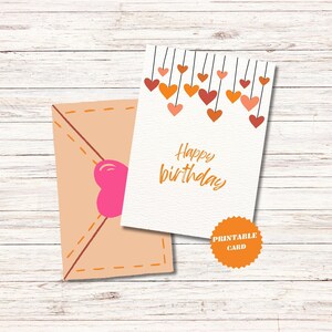 Printable Birthday Greeting Card Digital Birthday Cards Happy Birthday ...