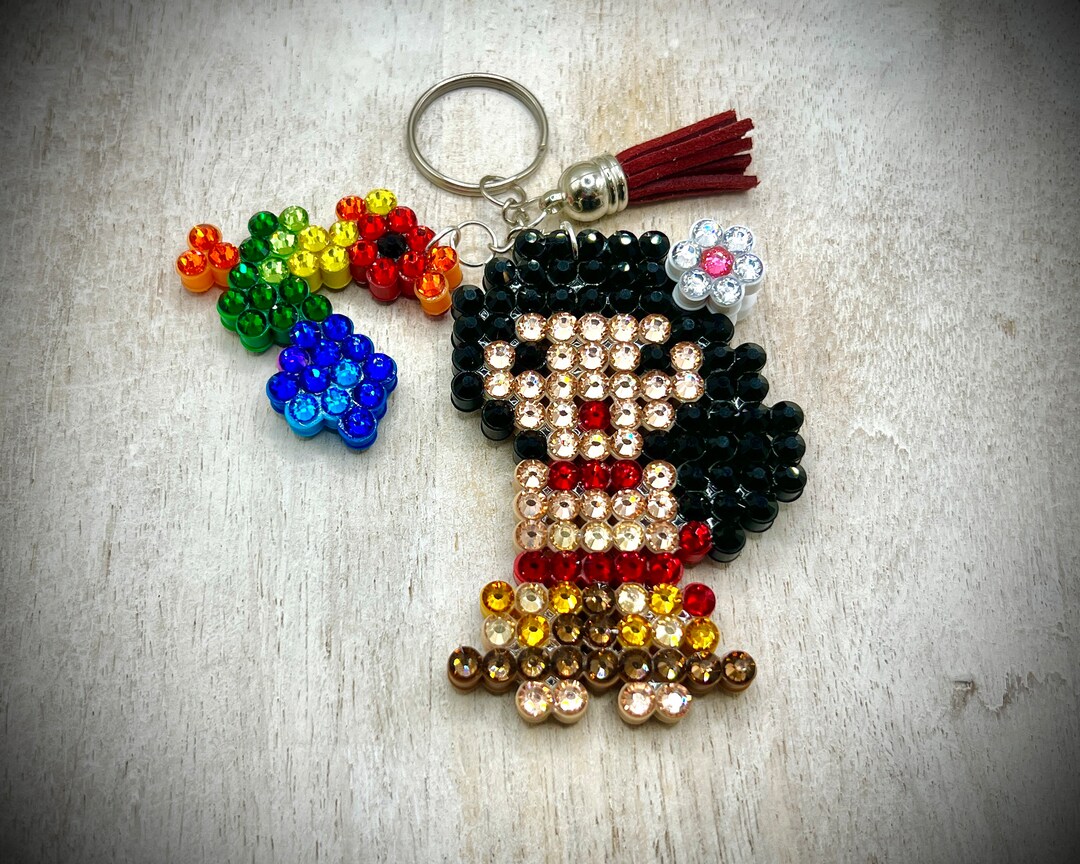 Moana - Disney - Key Chain / Bag Charm - W/ Genuine Glass Rhinestones ...