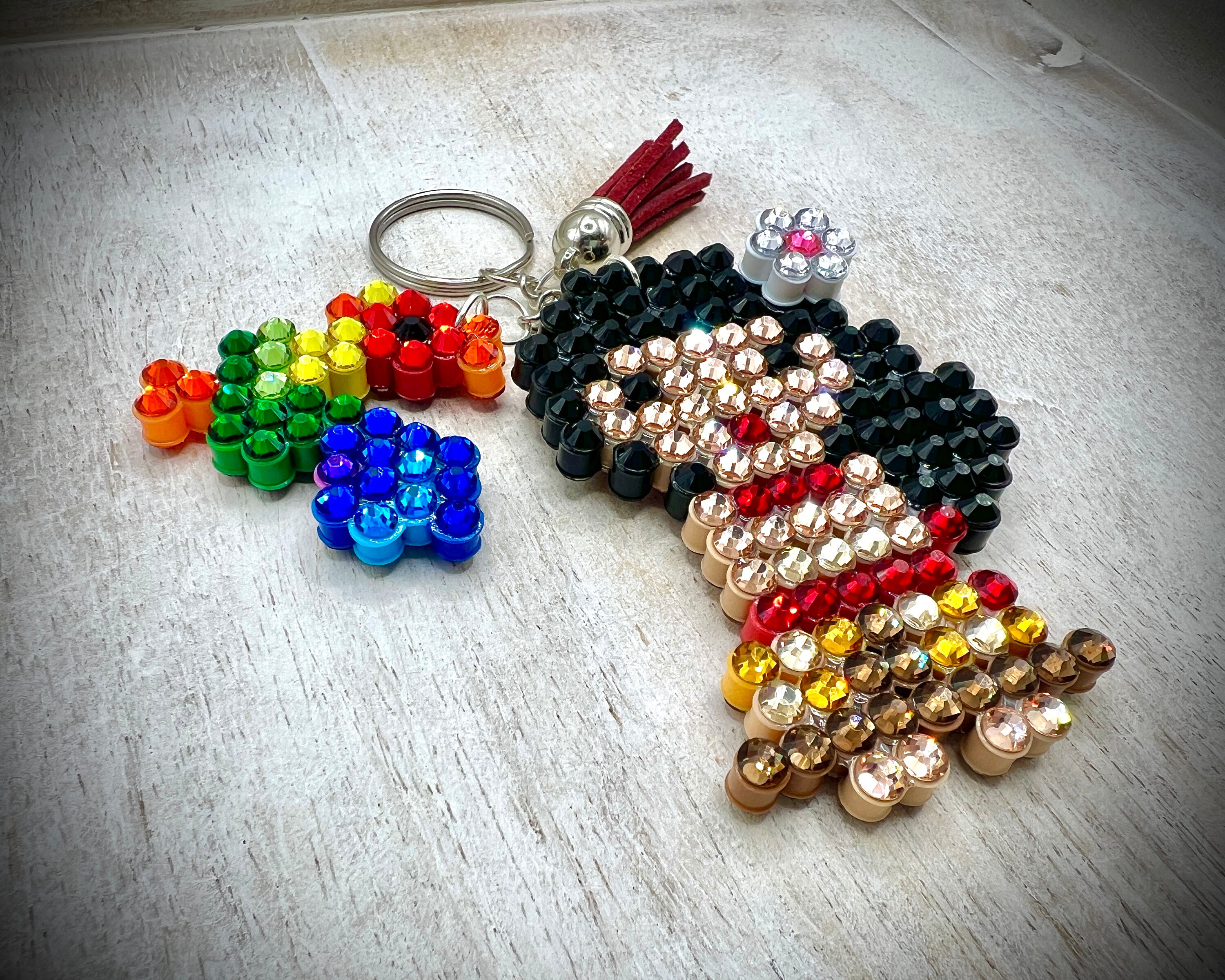 Moana - Disney - Key Chain / Bag Charm - W/ Genuine Glass Rhinestones ...