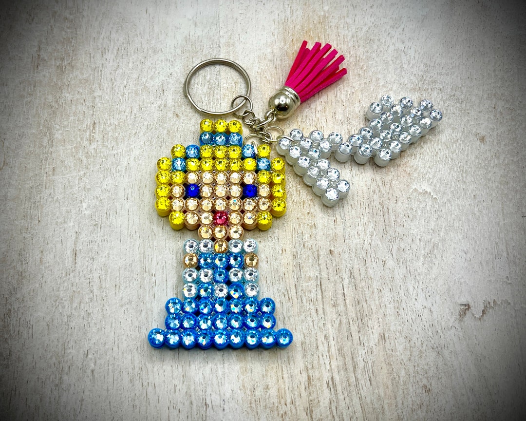 Cinderella - Disney - Key Chain / Bag Charm - W/ Genuine Glass ...