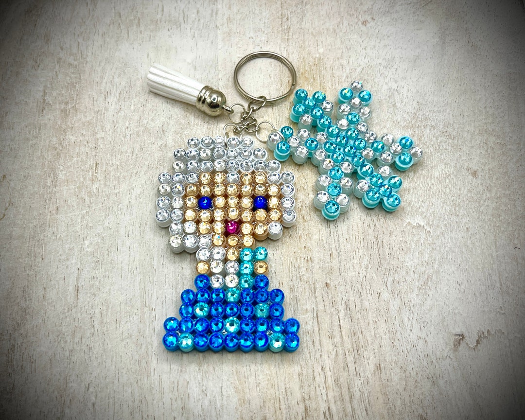 Disney - Frozen - Elsa - Key Chain / Bag Charm - W/ Genuine Glass ...