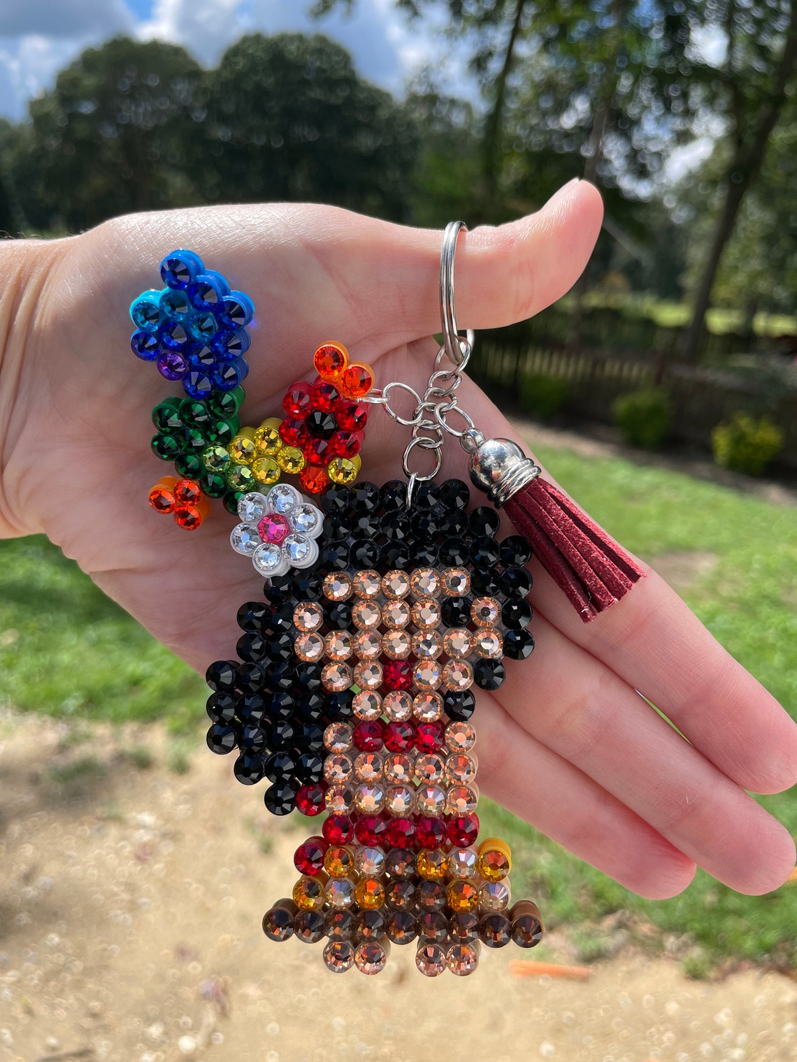 Moana - Disney - Key Chain / Bag Charm - W/ Genuine Glass Rhinestones ...
