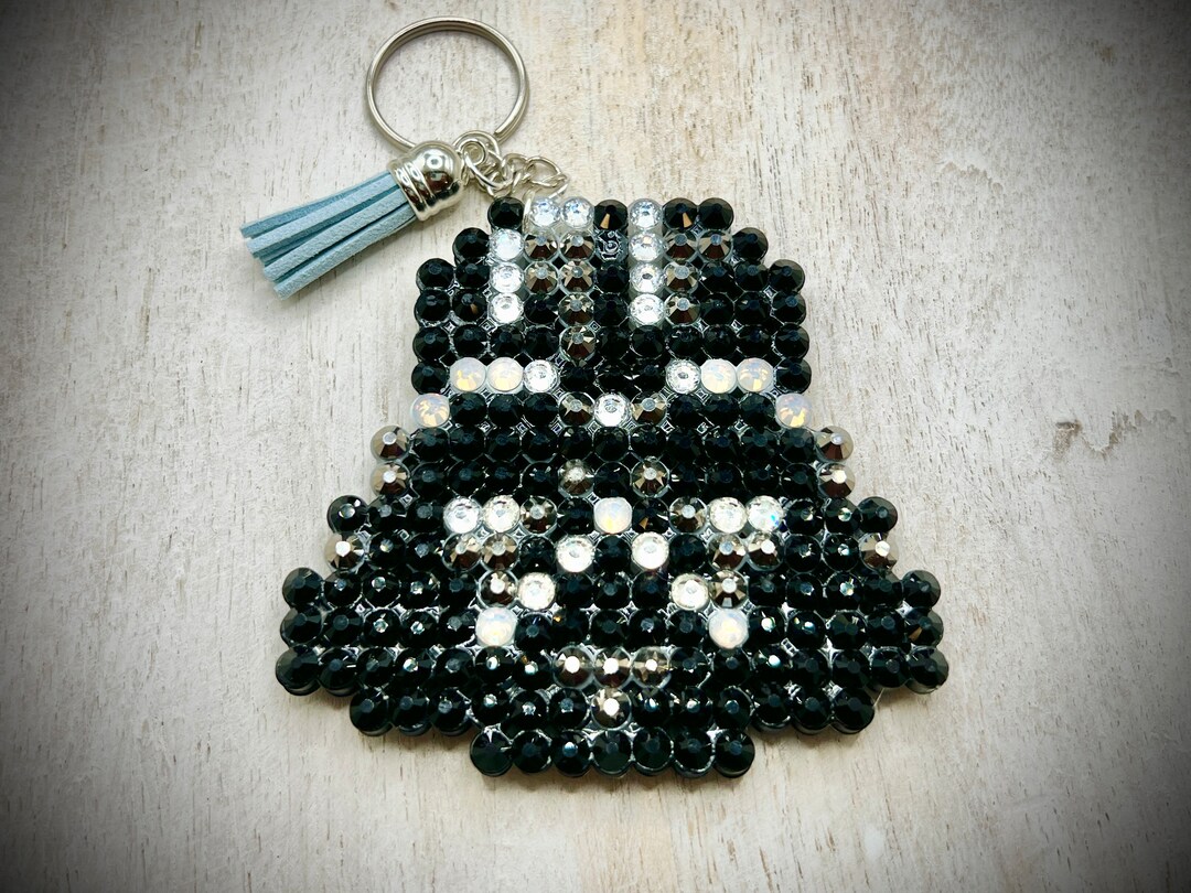 Darth Vader Star Wars Disney Key Chain / Bag Charm W/ Genuine Glass ...