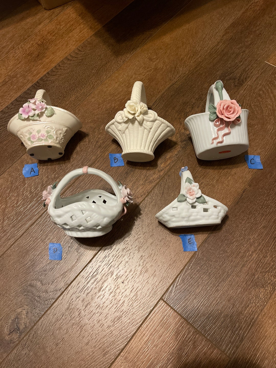 Small Ceramic and Porcelain Easter Baskets - Etsy