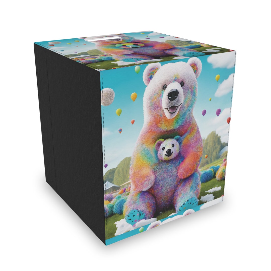 Garden Theme Storage Box Fairy Tale Bear Box Playful Animal Storage ...