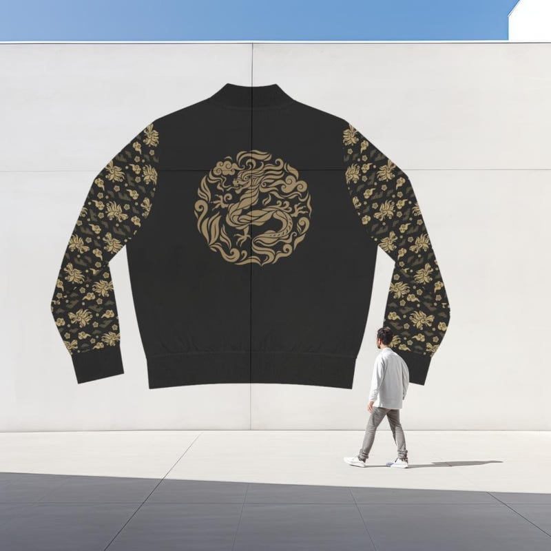 Jacket With Dragon - Etsy
