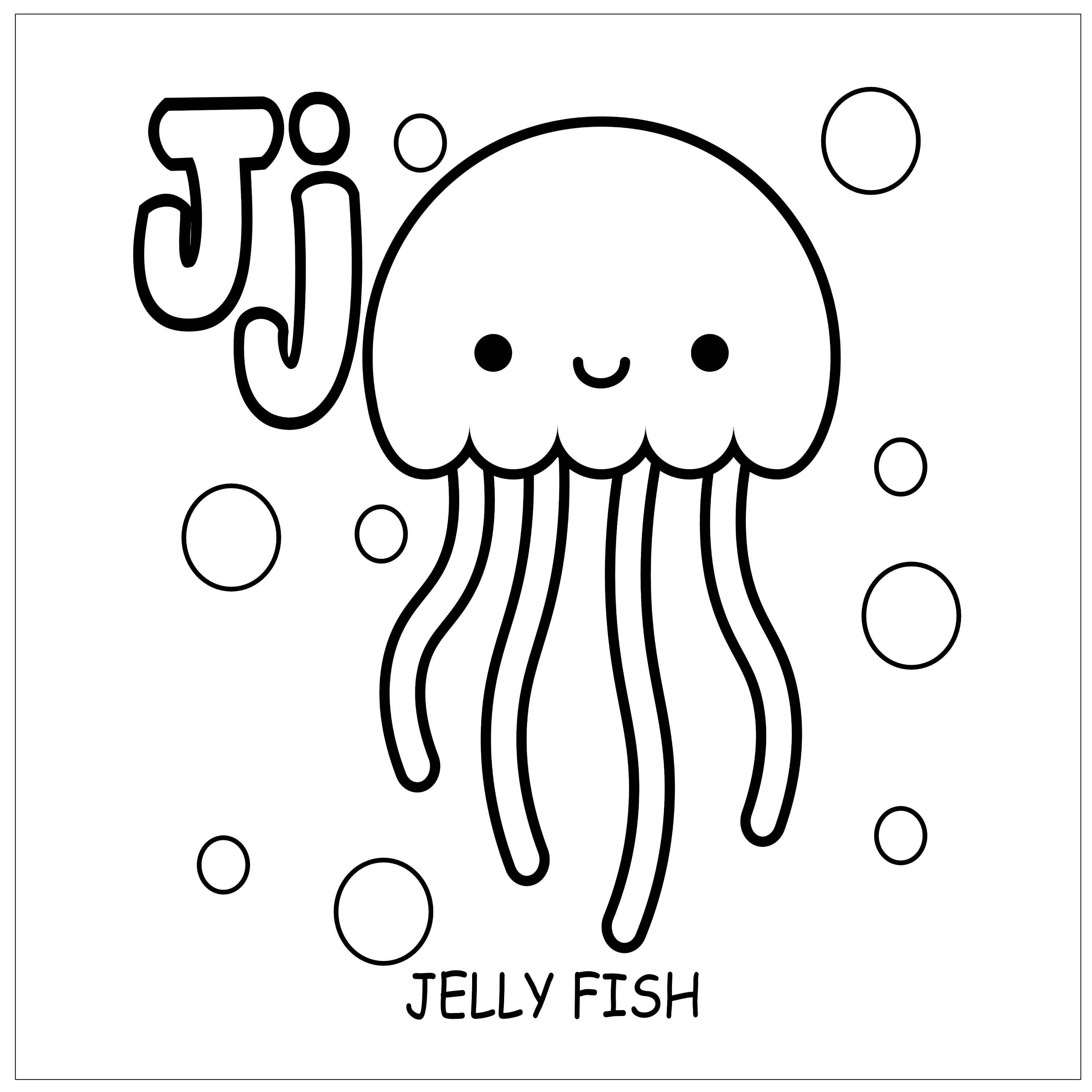 Alphabet Animal Coloring Pages for Kids Aged 4-7 Years, Cute Animal ...