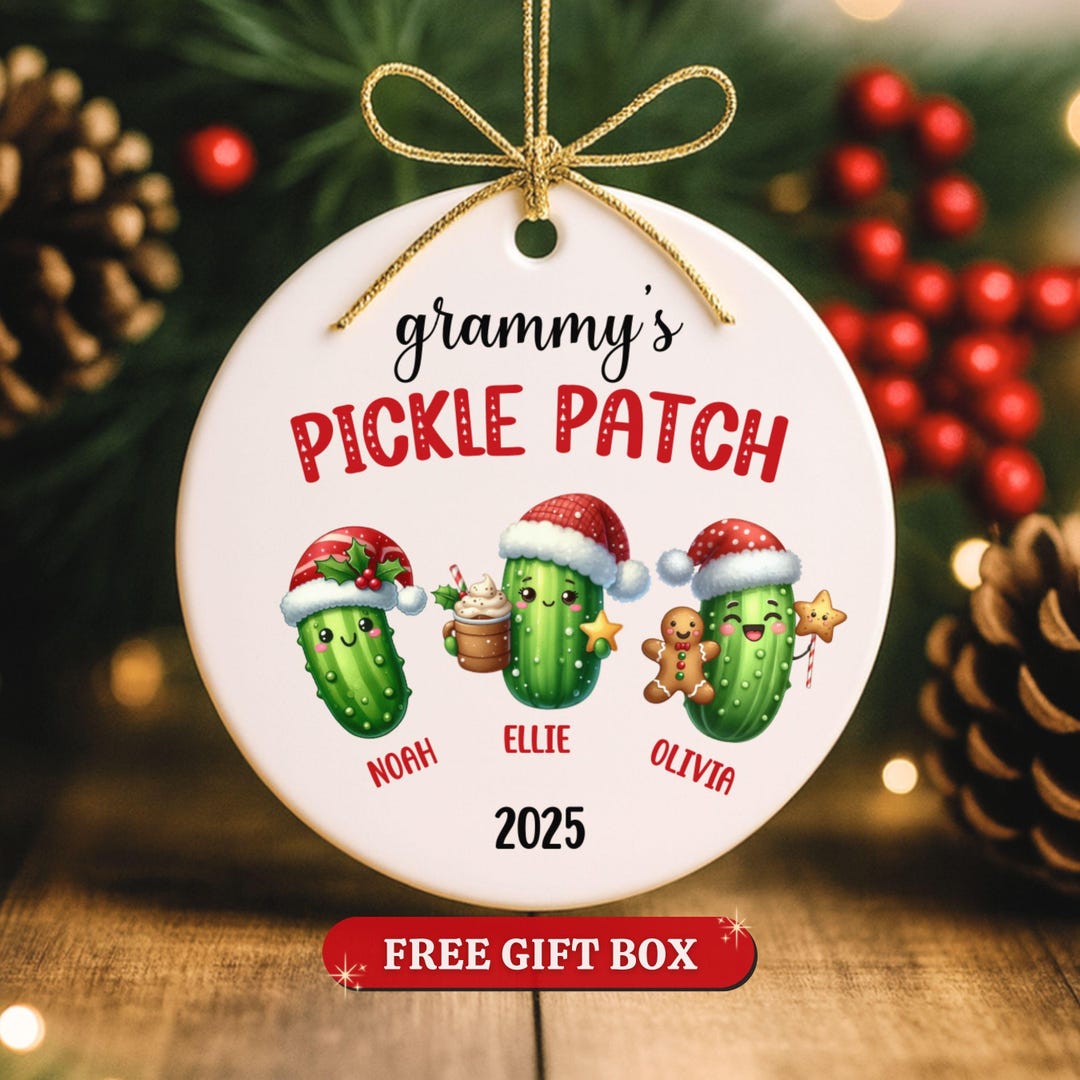 Custom Nonnie Christmas Ornament Grandma Ornament With Kids Names ...