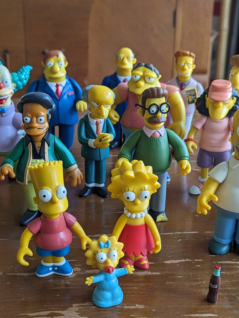 29 the Simpsons Action Figures - Etsy