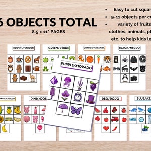 Color Sorting Activity, Color Matching, Learning Colors, Toddler Busy ...