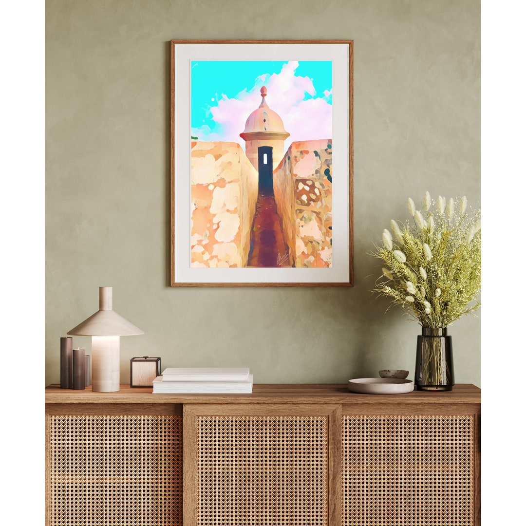 La Garita in Old San Juan, Puerto Rico - Digital PNG Wall Art Print - Etsy