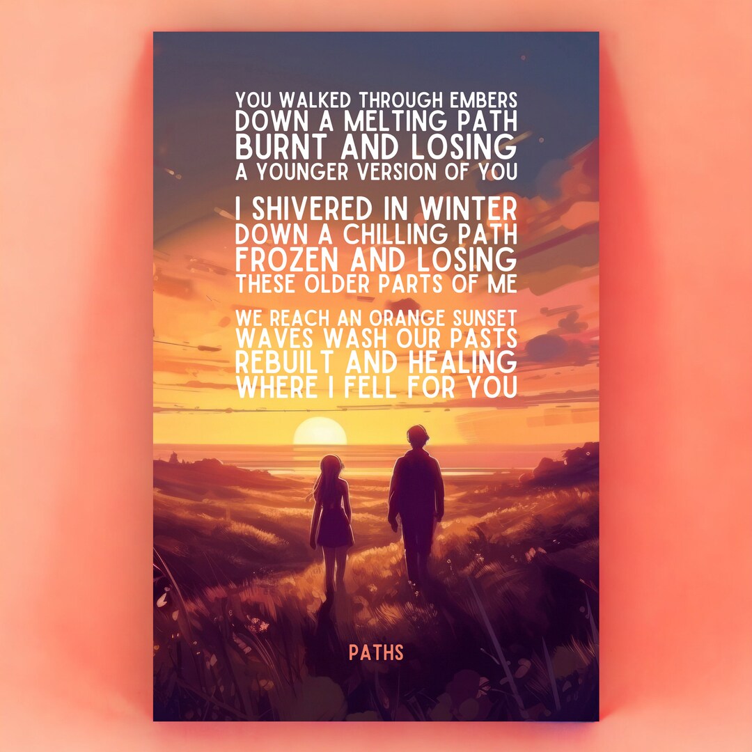 Paths - Original Poem - 11x17 Print - Etsy