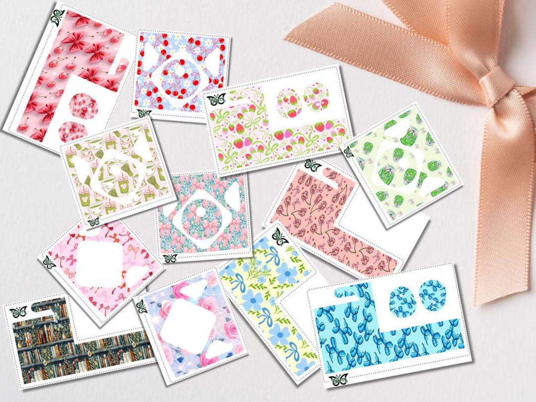 Coquette/preppy Insulin Pump Stickers - Cherry/bow Themed Pump Decals ...