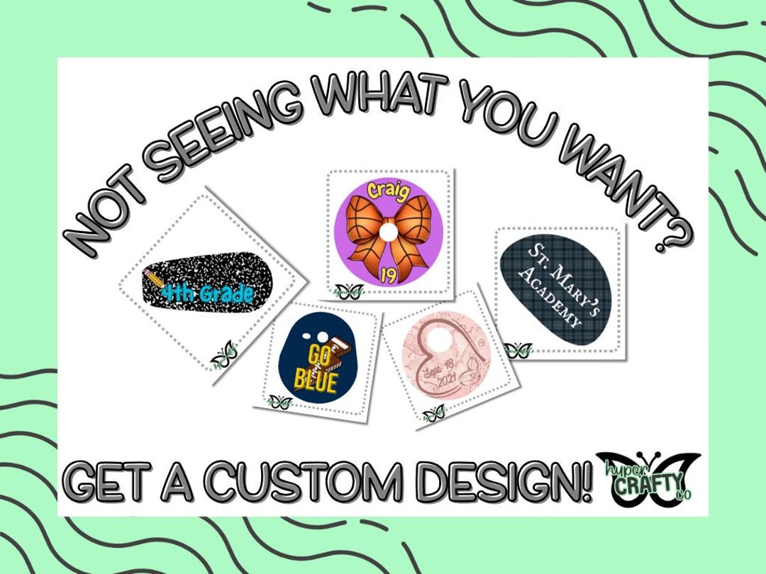 Custom CGM Sticker: Matte Vinyl Decals for Dexcom, Freestyle, Medtronic ...