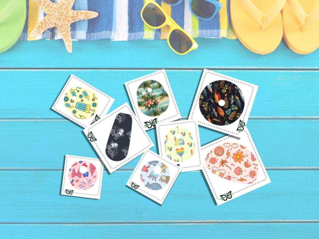 Summer CGM Stickers, Fishing Diabetes Decal, Freestyle Libre/ Freestyle ...