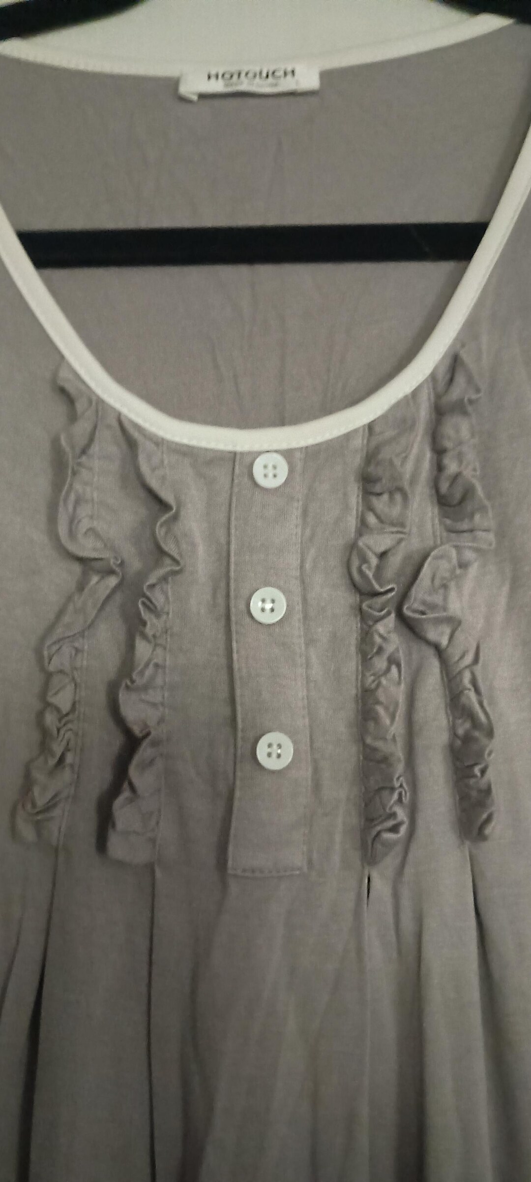 Women's Hot Touch Brand - Ruffled Nightgown! SIZE - Large - Etsy