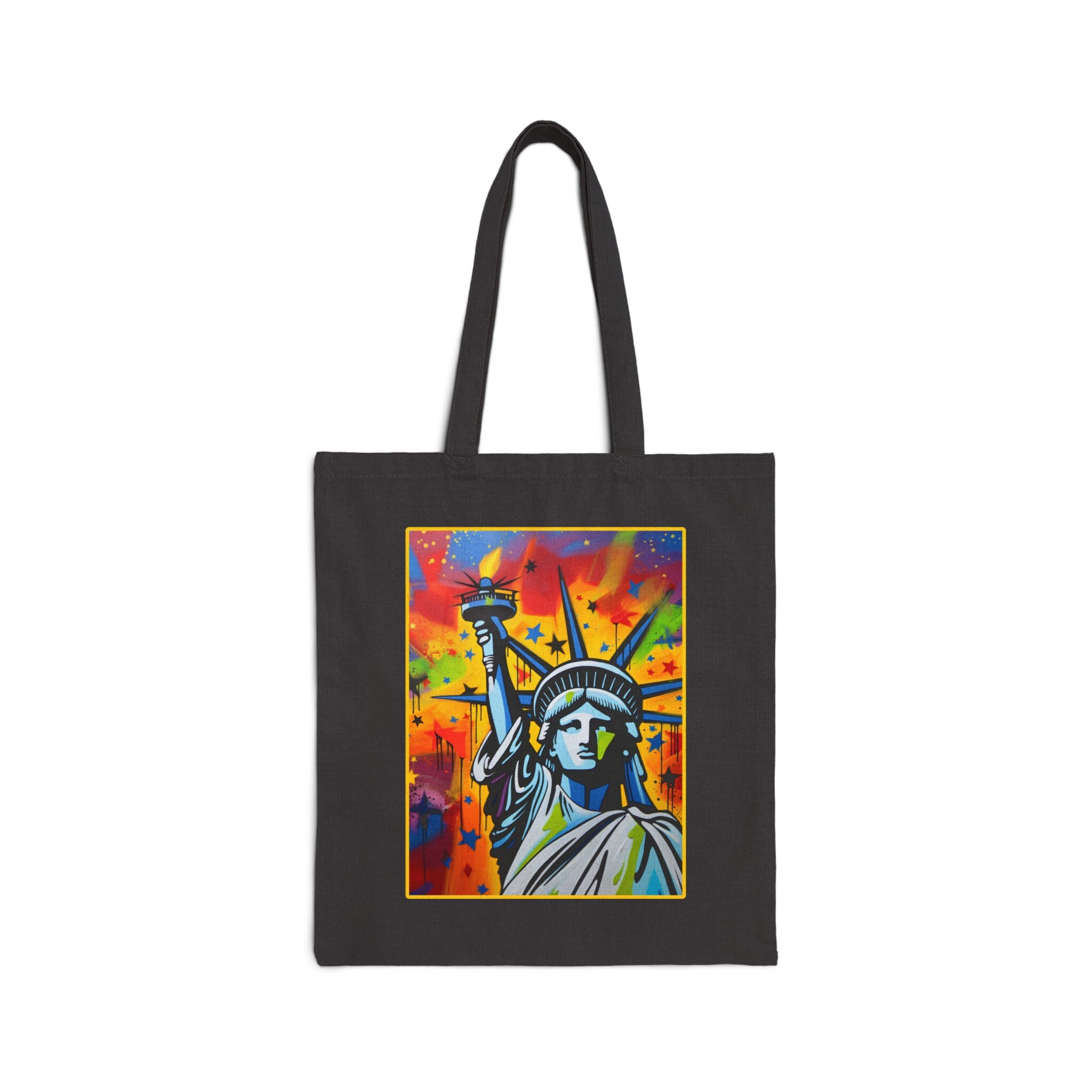 Statue of Liberty Tote Bag, Statue of Liberty Art Bag Model 5 - Etsy