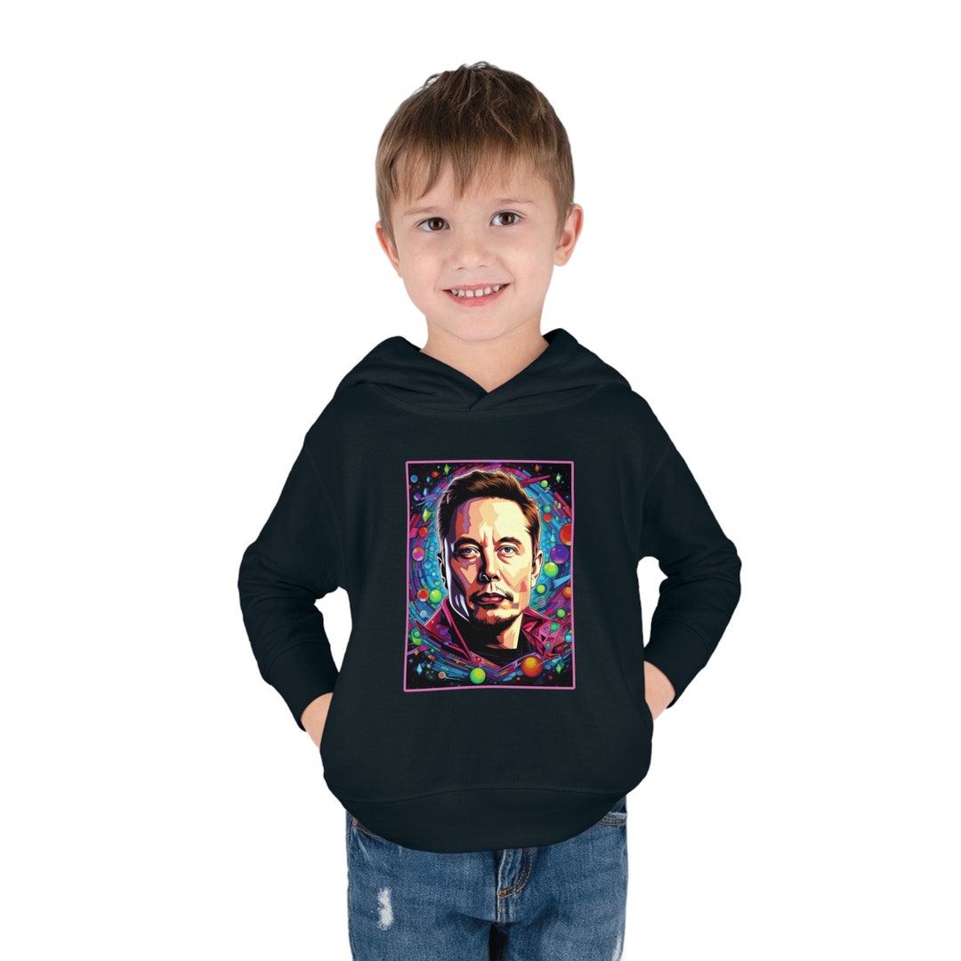 Elon Musk Cool Hoodie, Toddler Pullover Fleece Hoodie, Elon Musk Kids ...