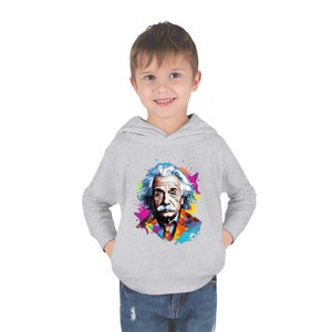 Einstein Toddler Pullover Fleece Hoodie, Albert Einstein Kids Hoodie ...