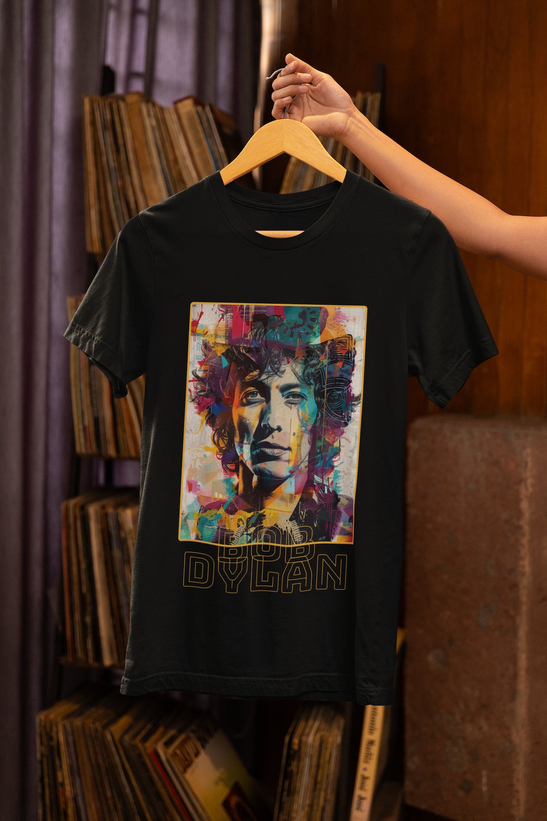 Bob Dylan Graffiti T-shirt, Bob Dylan Unisex Tee Model 3 - Etsy