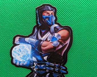 Cute Sub-zero Mortal Kombat Sticker, Unique Video Game Sticker, Gaming ...