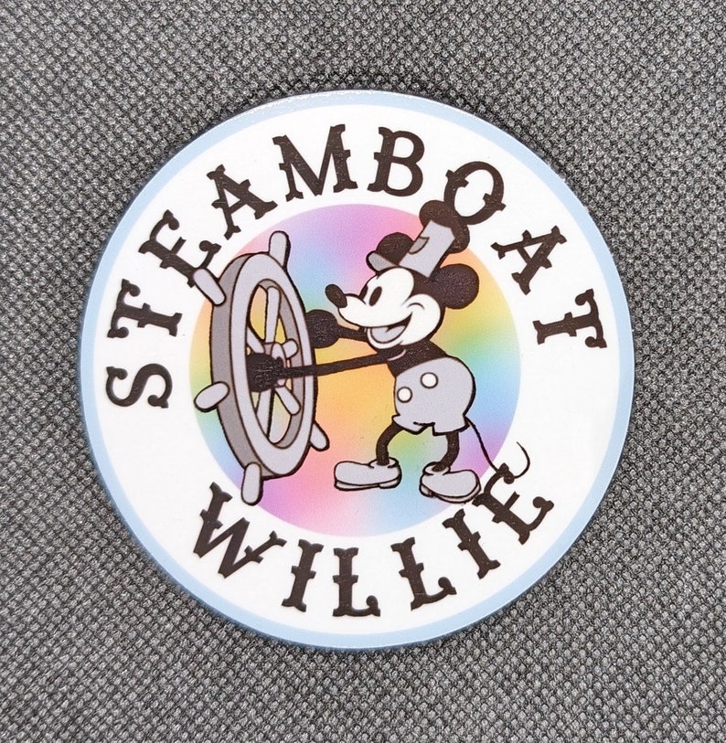 Steamboat Willie Sticker - Etsy