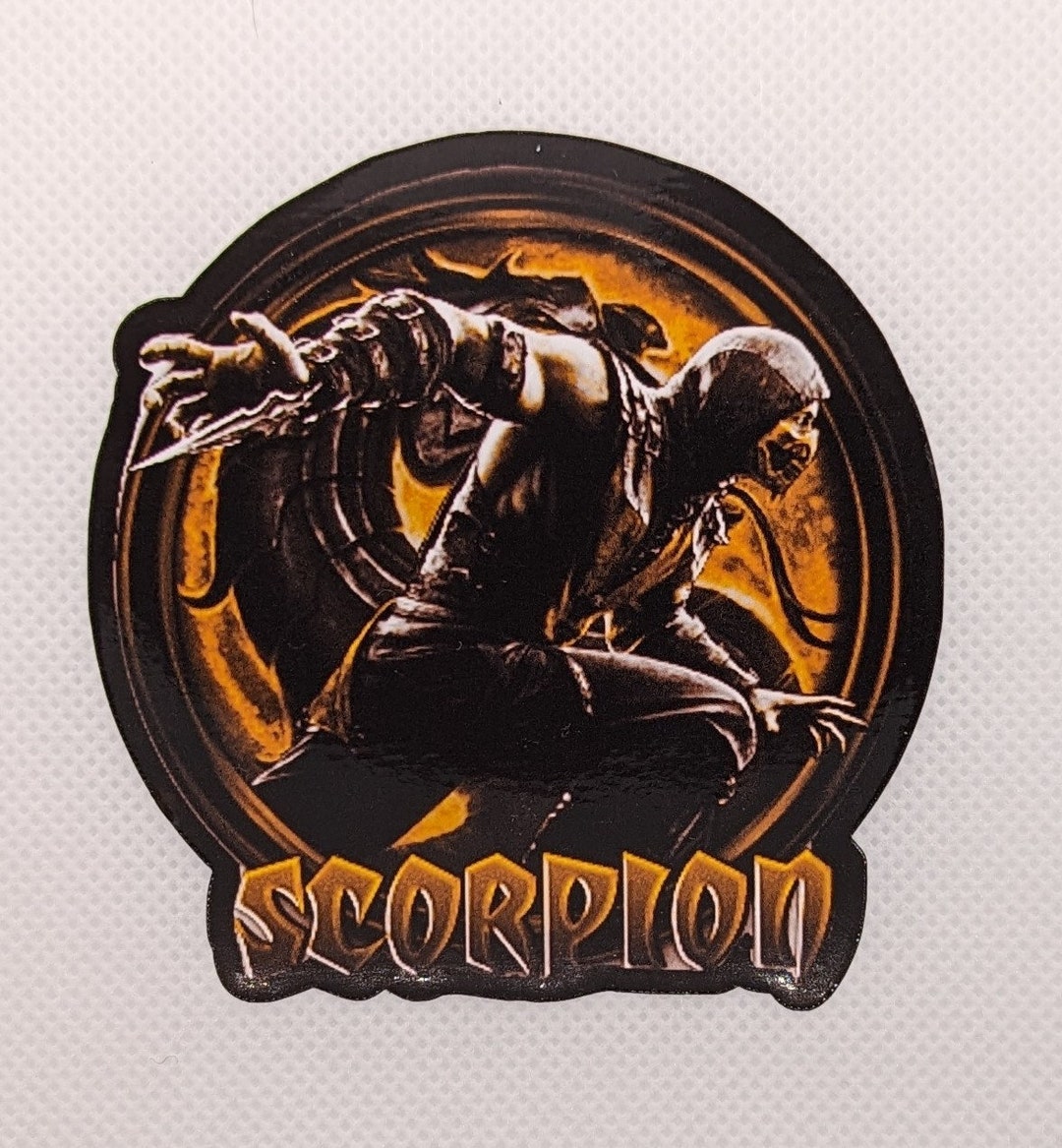 Mortal Kombat Scorpion Sticker - Etsy