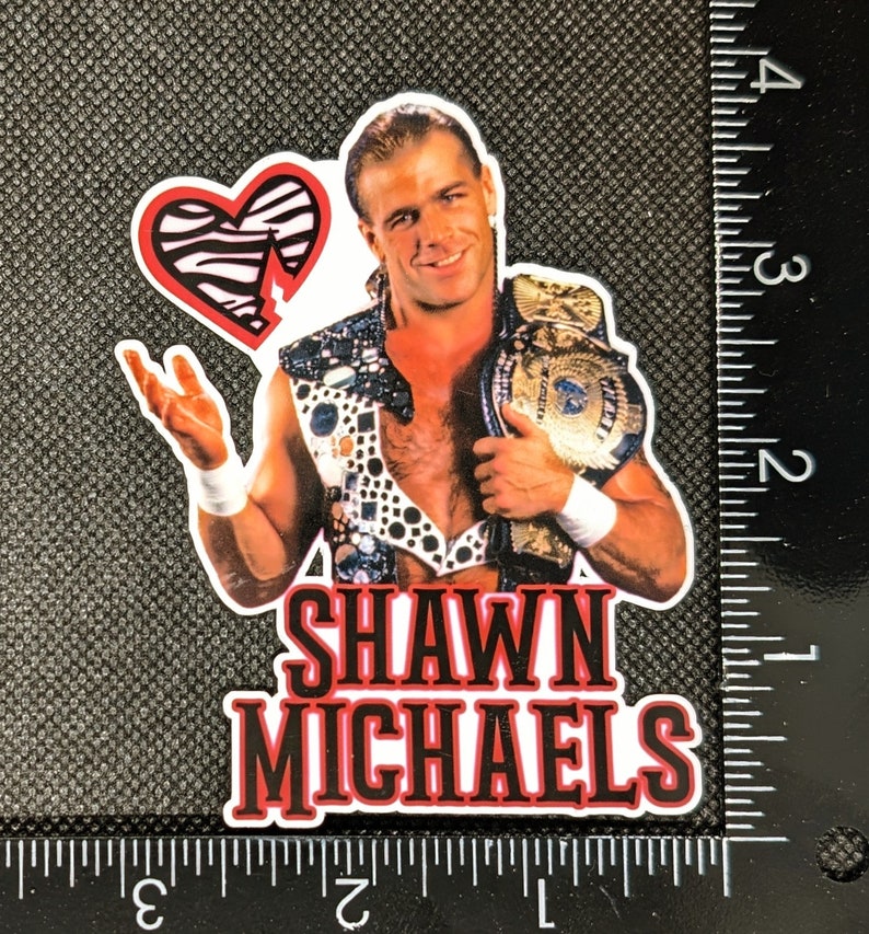 Pro Wrestler Shawn Michaels Vinyl Sticker - Etsy