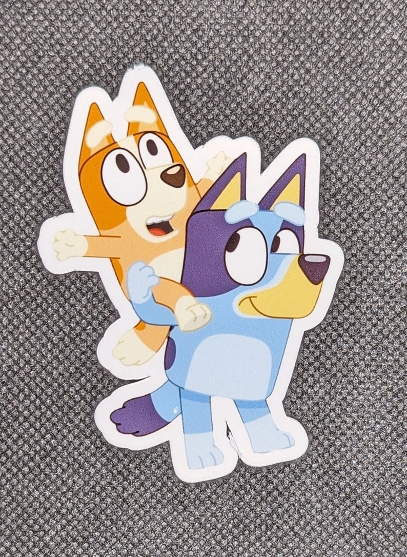 Bluey and Bingo Sticker - Etsy