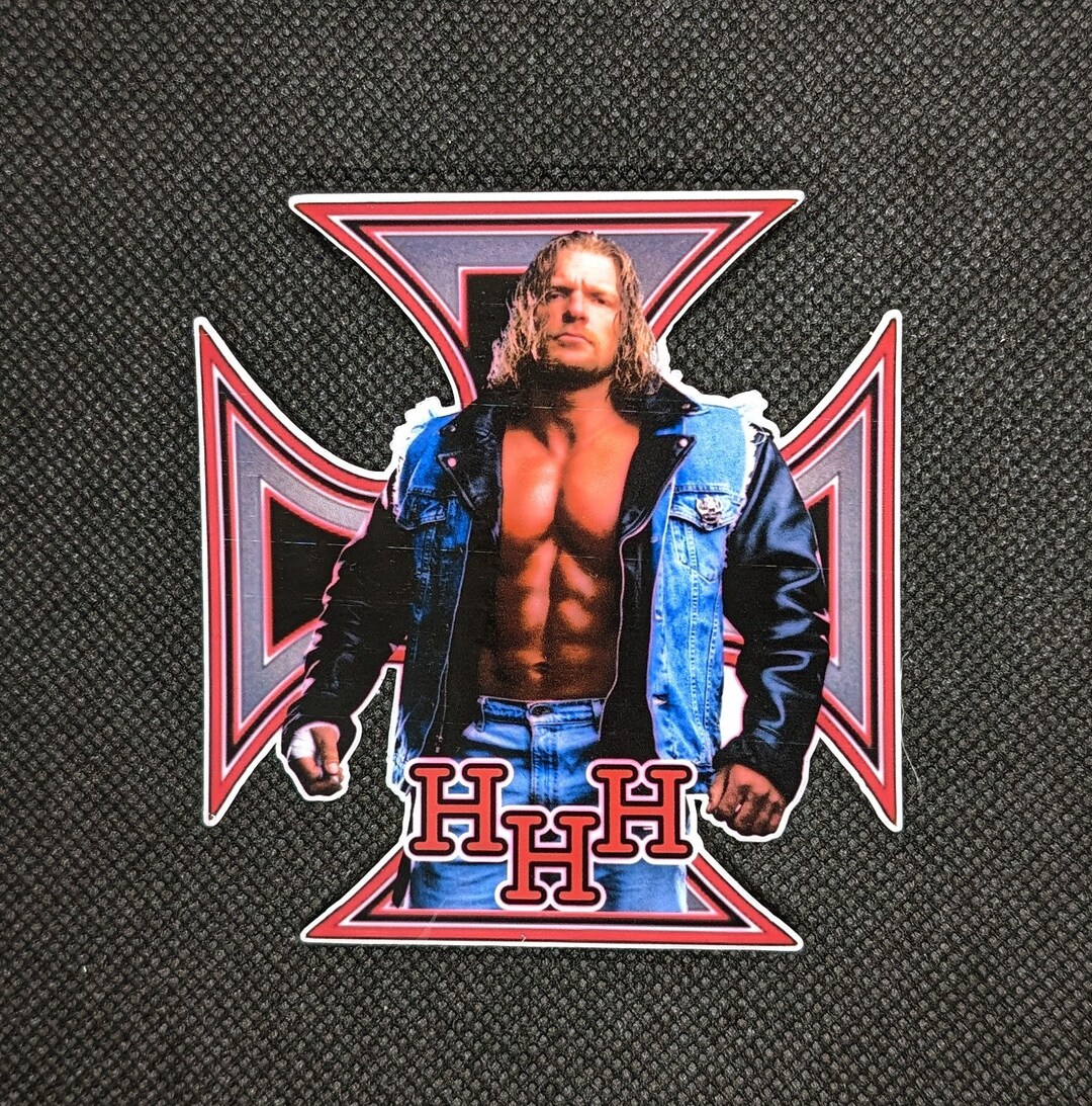 Pro Wrestler Triple H Vinyl Sticker - Etsy