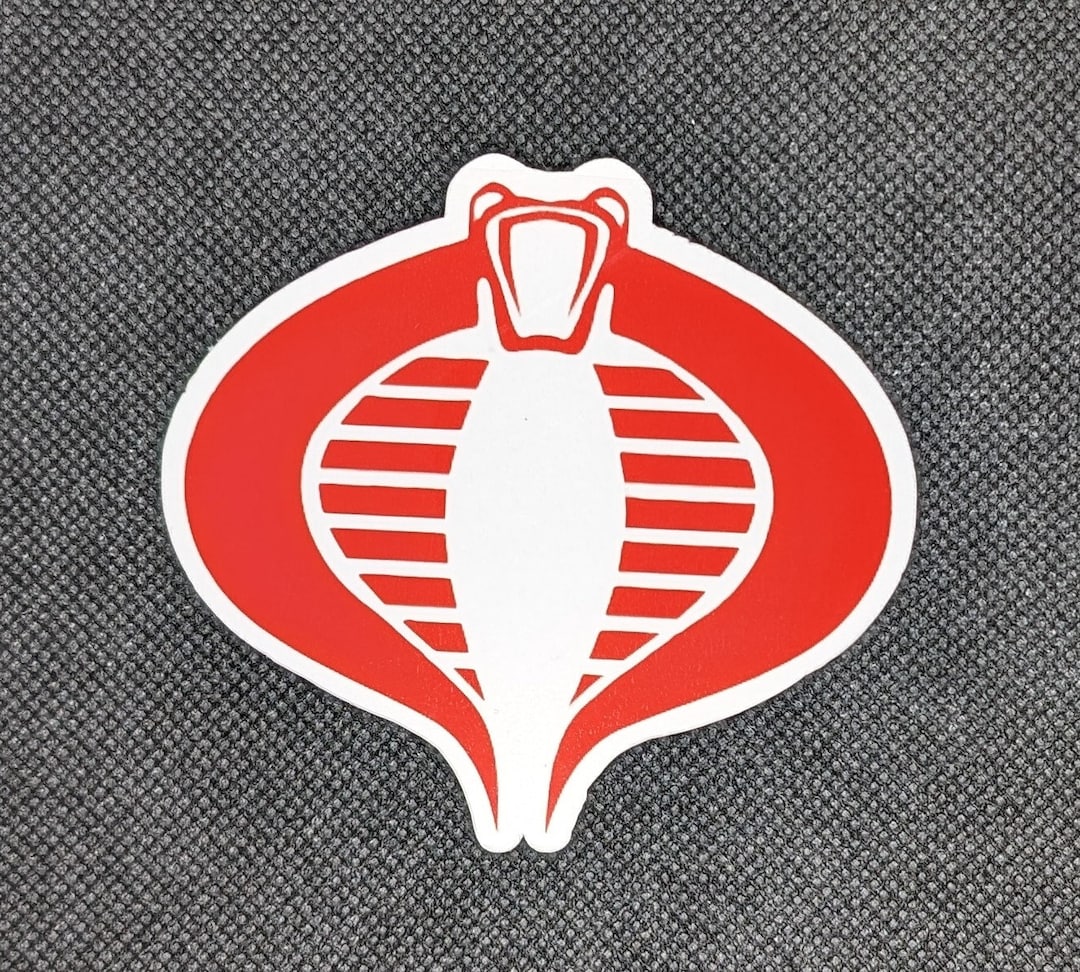 GI Joe Cobra Command Symbol, High-gloss, Vinyl Sticker - Etsy