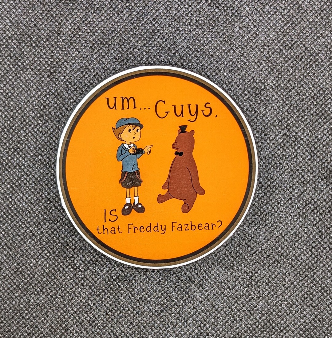 Luke Triton and Fazbear Meme Sticker - Etsy