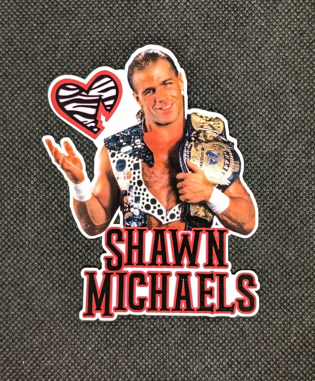 Pro Wrestler Shawn Michaels Vinyl Sticker - Etsy