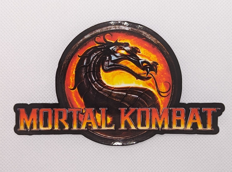 Mortal Kombat Title Sticker - Etsy