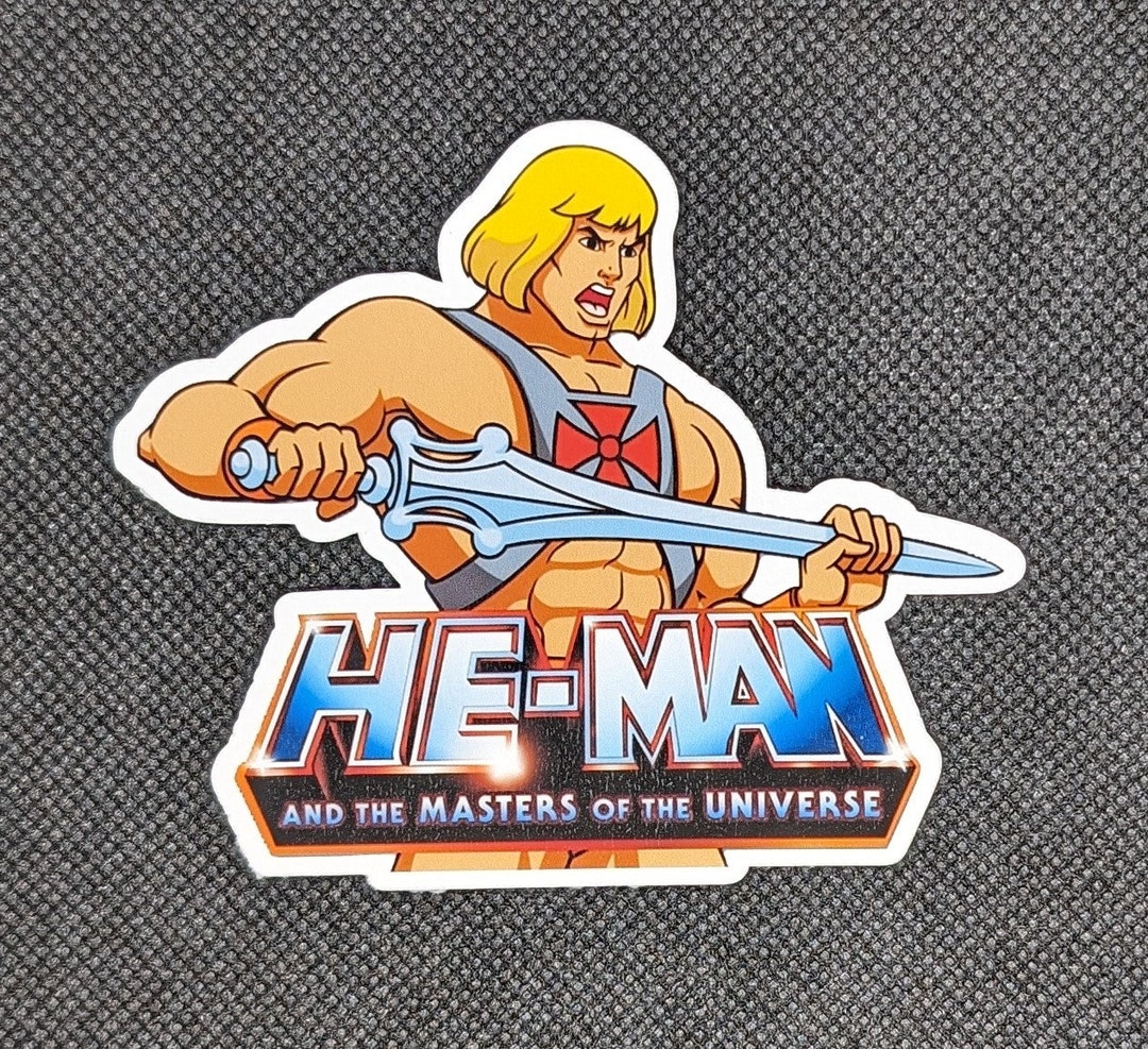 He Man Master of the Universe High-gloss Vinyl Sticker - Etsy