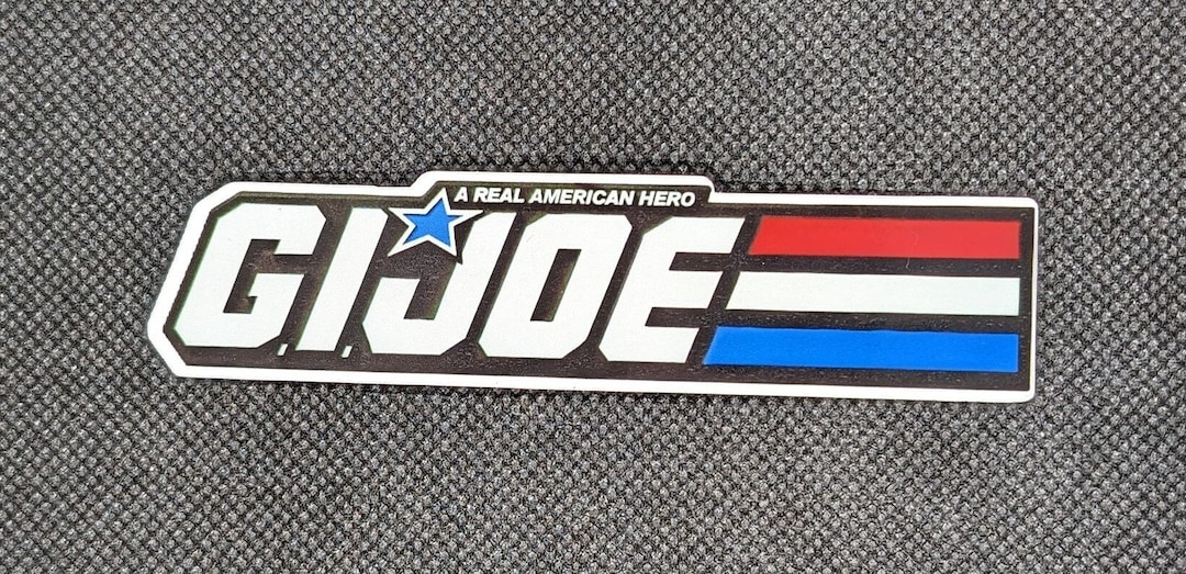 GI Joe - A Real American Hero Logo, High-gloss, Vinyl Sticker - Etsy