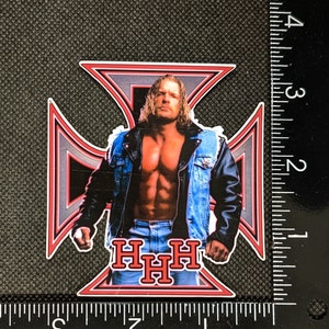 Pro Wrestler Triple H Vinyl Sticker - Etsy