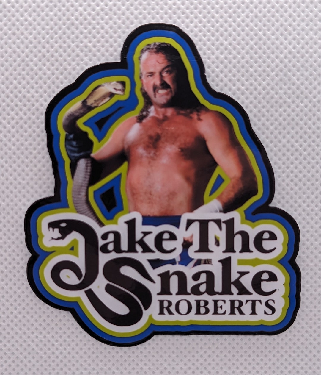 Pro Wrestler Jake the Snake Roberts Vinyl Sticker - Etsy
