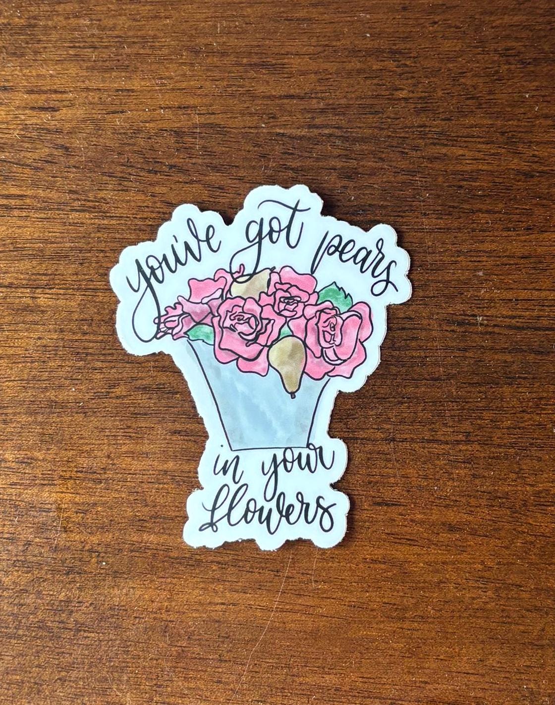 The Princess Diaries - Pears in Your Flowers Sticker - Etsy