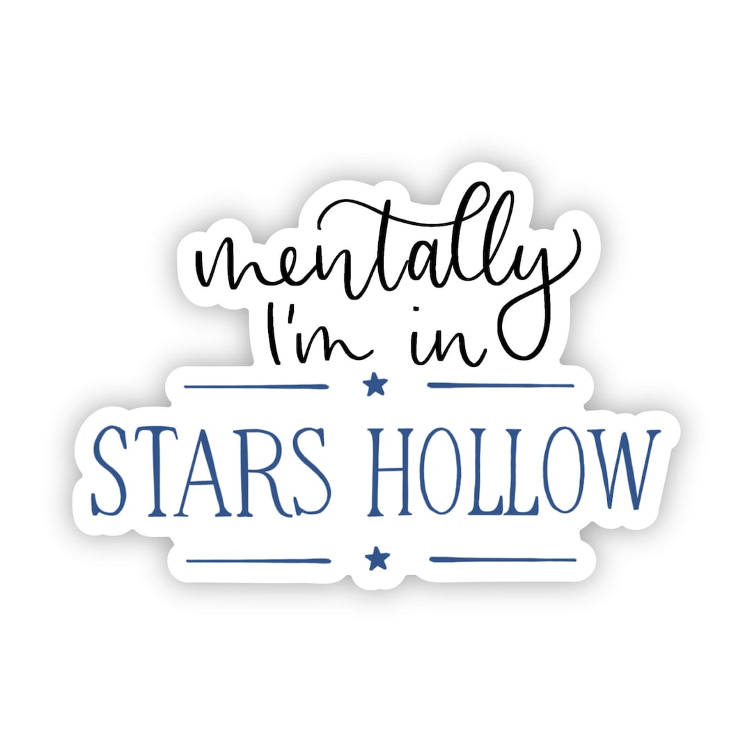 Gilmore Girls - Stars Hollow Sticker - Etsy
