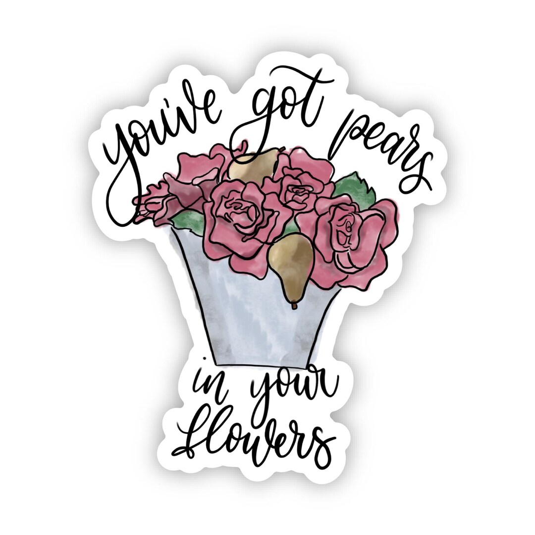 The Princess Diaries - Pears in Your Flowers Sticker - Etsy