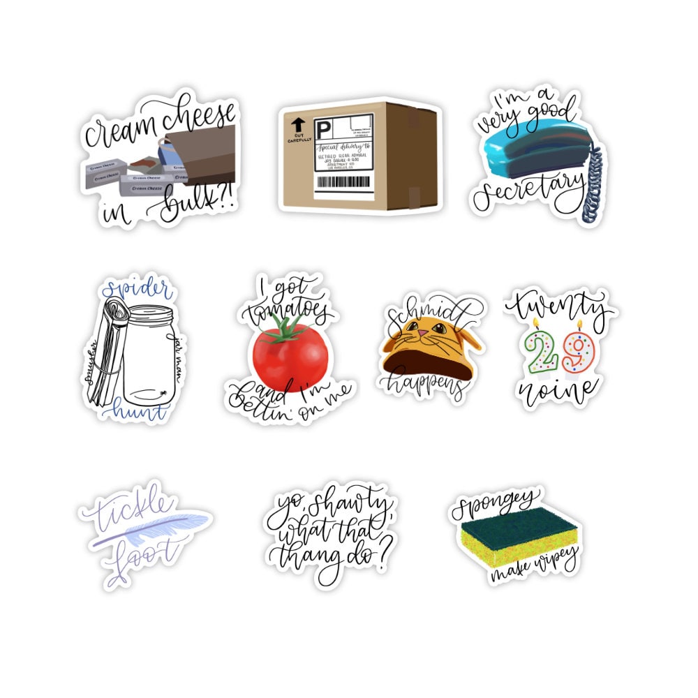 New Girl Sticker Pack - Etsy