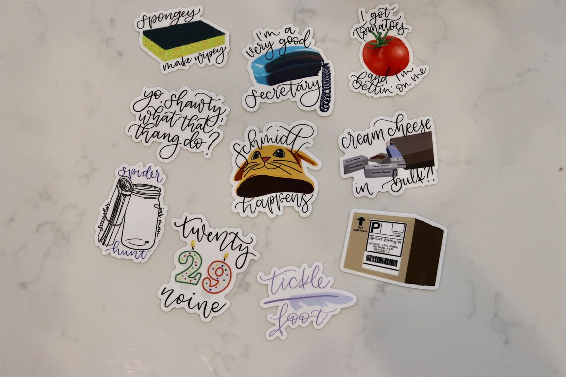 New Girl Sticker Pack - Etsy