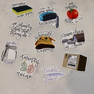 New Girl Sticker Pack - Etsy