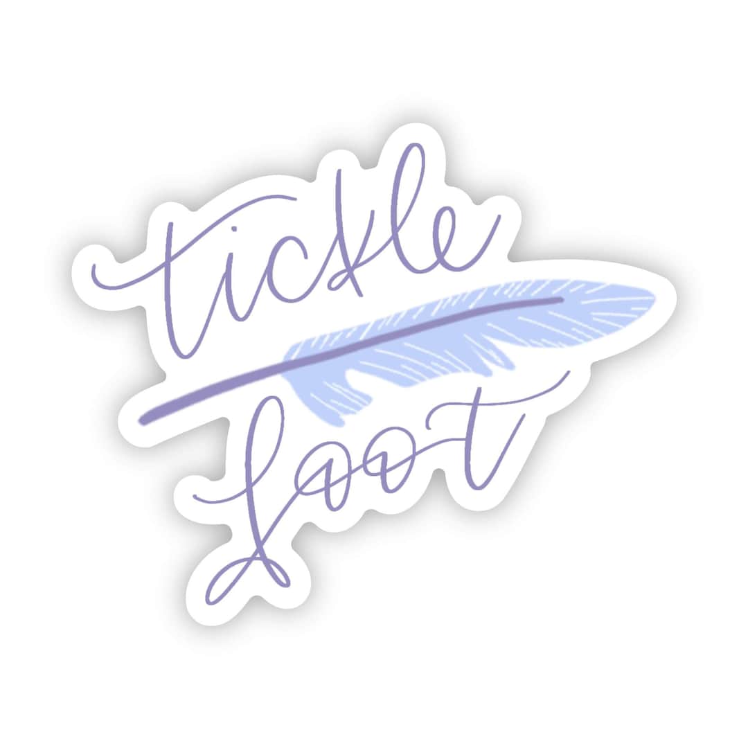 New Girl - Tickle Foot Sticker - Etsy