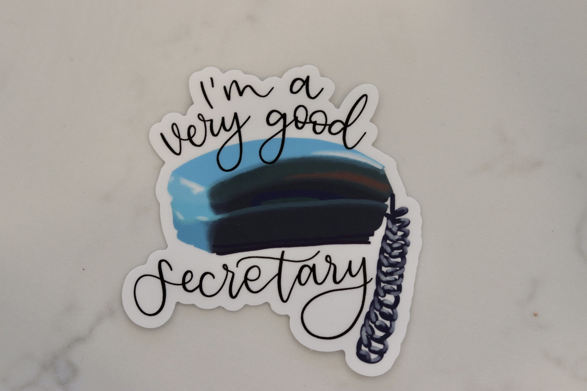 New Girl I'm a Very Good Secretary Sticker - Etsy